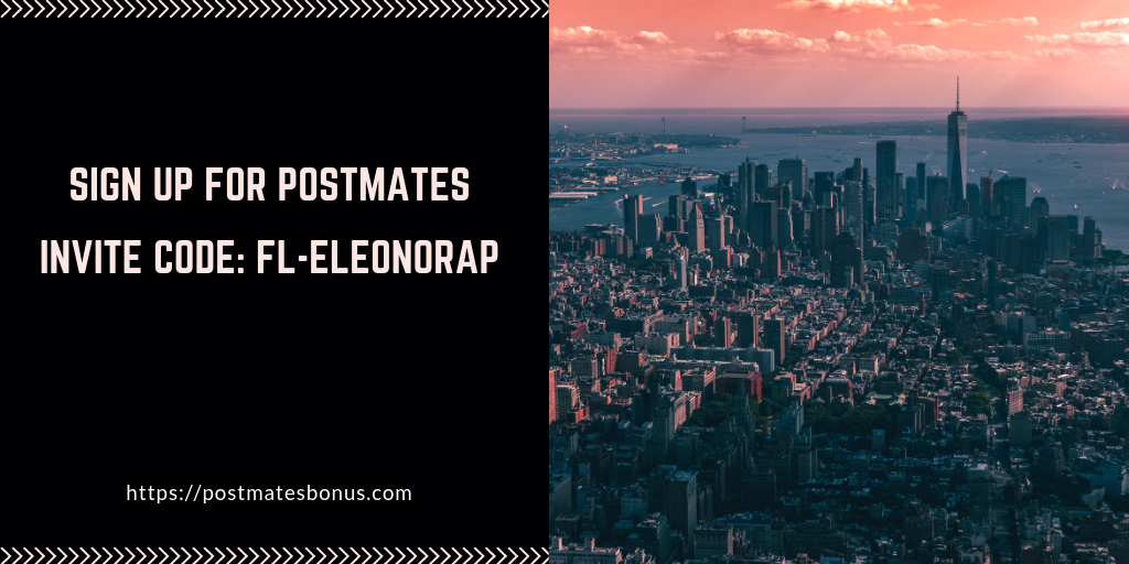 Postmates Sign-up Bonus New York |Driver Referral Code up to $1,000